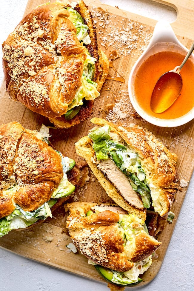 Crispy Chicken Croissant Sandwich
