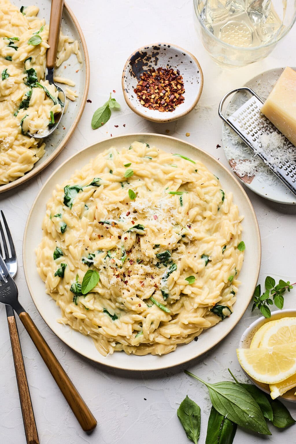 Creamy Orzo {One Pot} - Two Peas & Their Pod