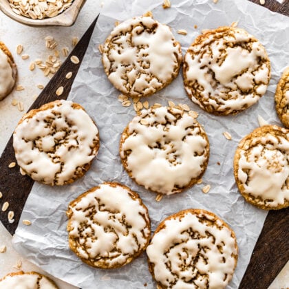Iced Oatmeal Cookies
