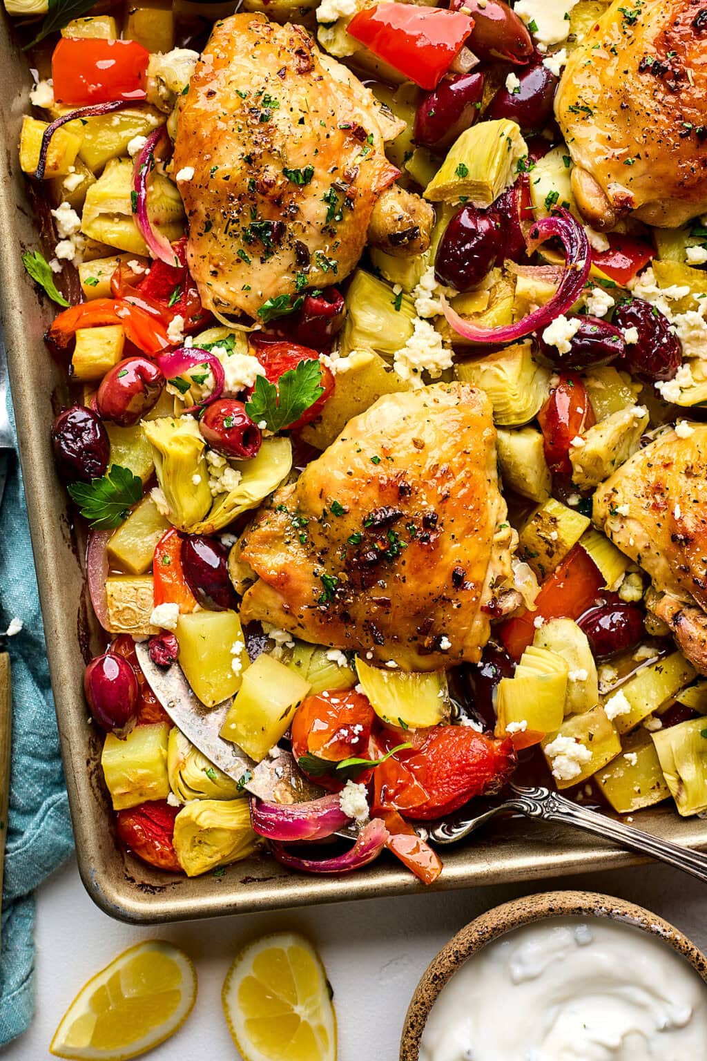 Greek Sheet Pan Chicken