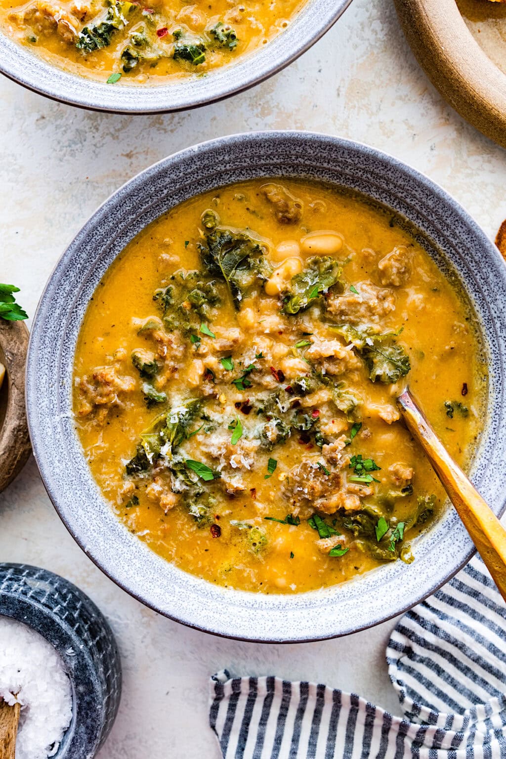 Sausage Kale White Bean Soup Two Peas And Their Pod