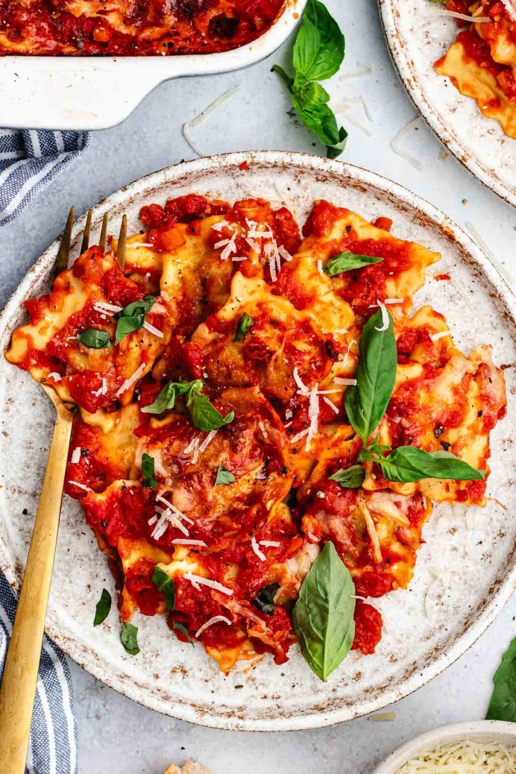 Easy Ravioli Lasagna - Two Peas & Their Pod