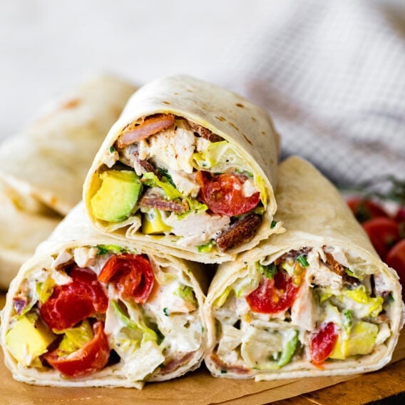 Chicken BLT Wrap - Two Peas & Their Pod