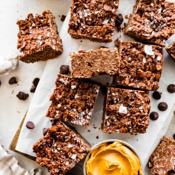 Peanut Butter Chocolate Crunch Bars - Two Peas & Their Pod