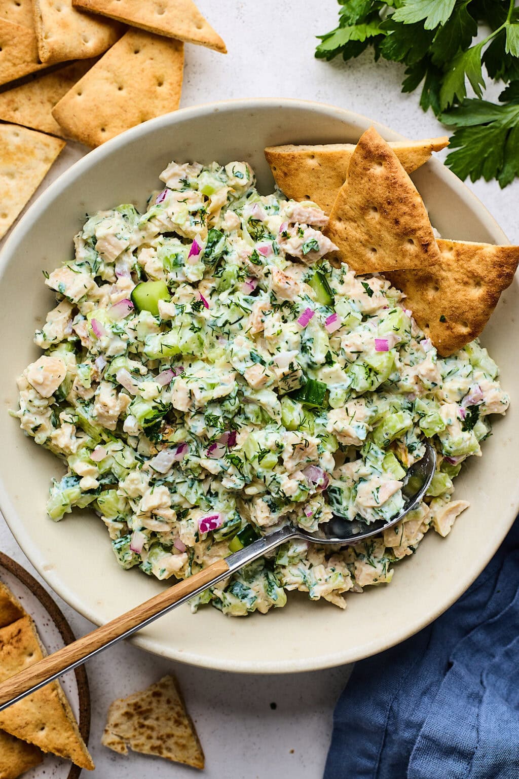 Tzatziki Chicken Salad - Two Peas & Their Pod