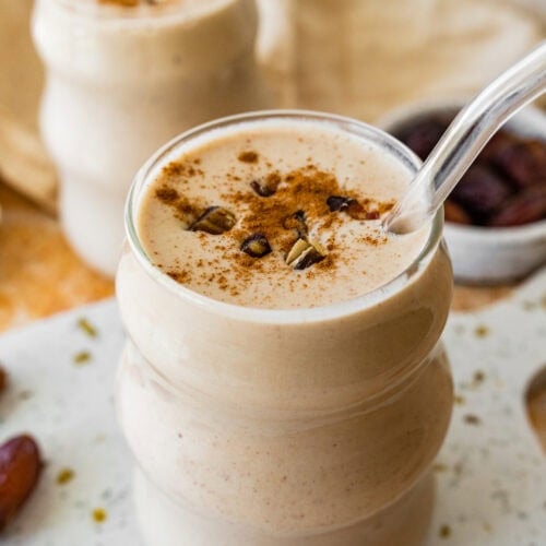 Healthy Date Shake {High Protein!} - Two Peas & Their Pod
