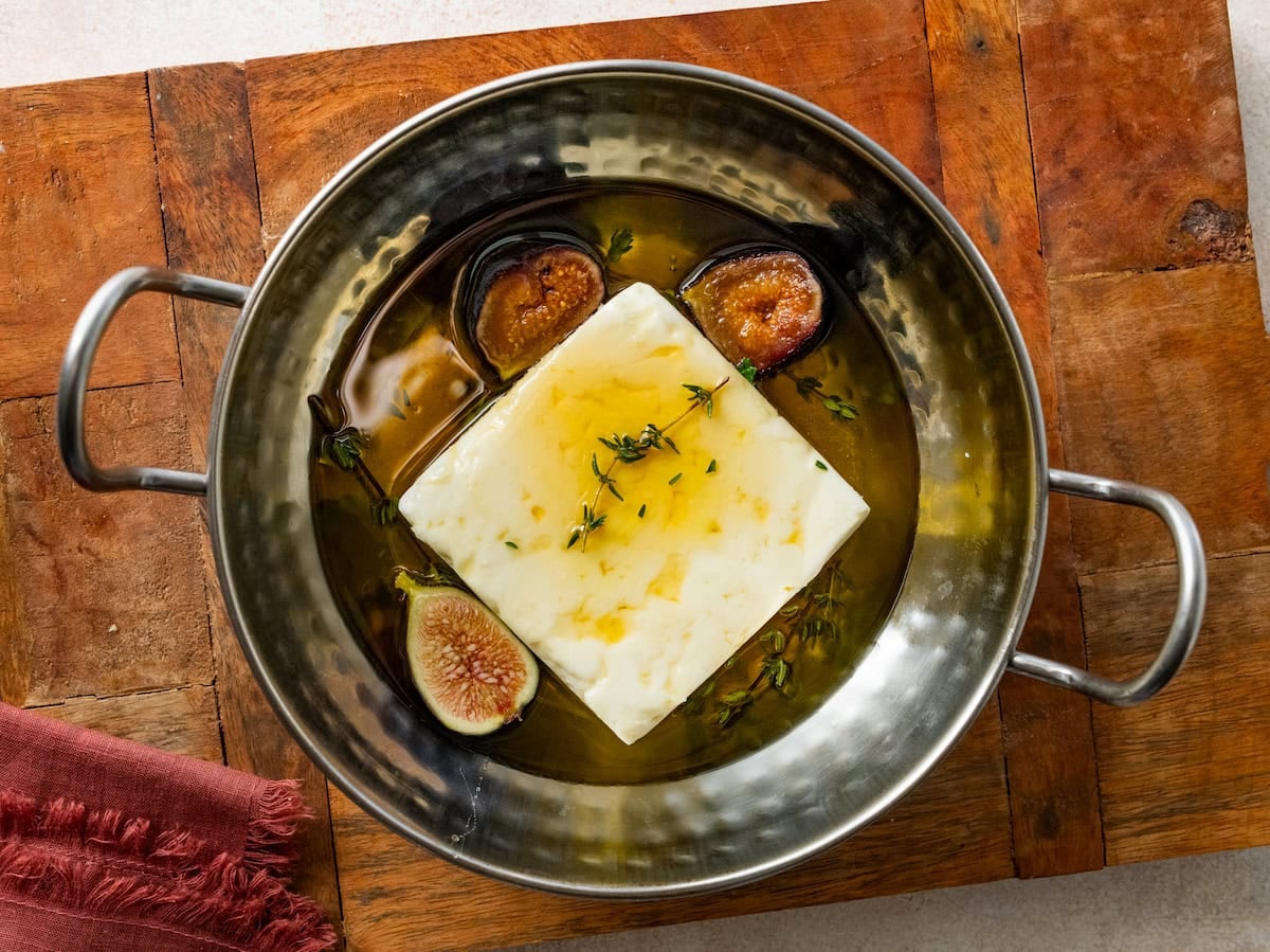 Baked Feta with Honey and Pistachios