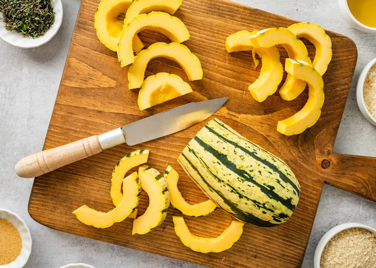 Parmesan Roasted Delicata Squash