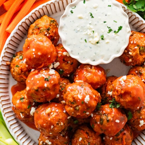 Buffalo Chicken Meatballs