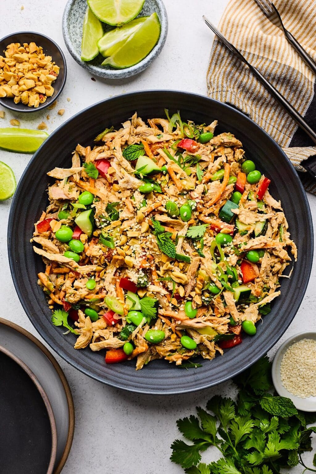 Peanut Rooster Salad - Street Food Spectacle