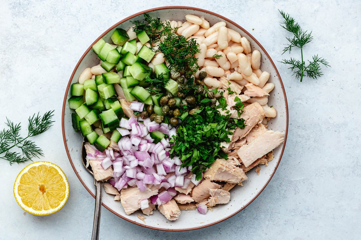 Tuna White Bean Salad – Quick, Healthy & Protein-Packed