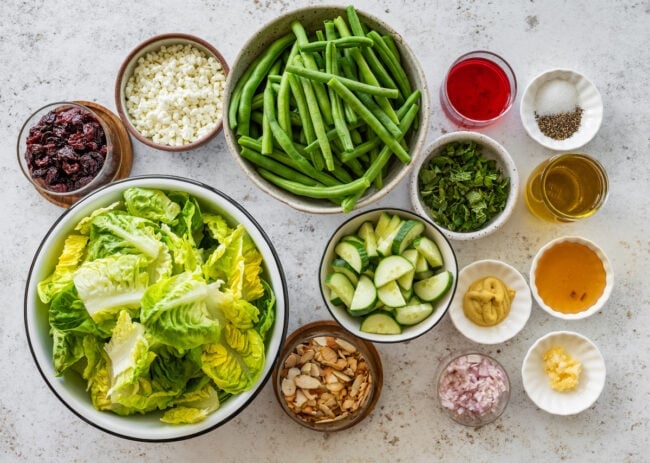 Inexperienced Bean Salad with Dried Cherries and Almonds - Street Food ...
